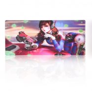 Custom Extended Overwatch d.va Printing Gaming Mouse Pad - FDT Rubber