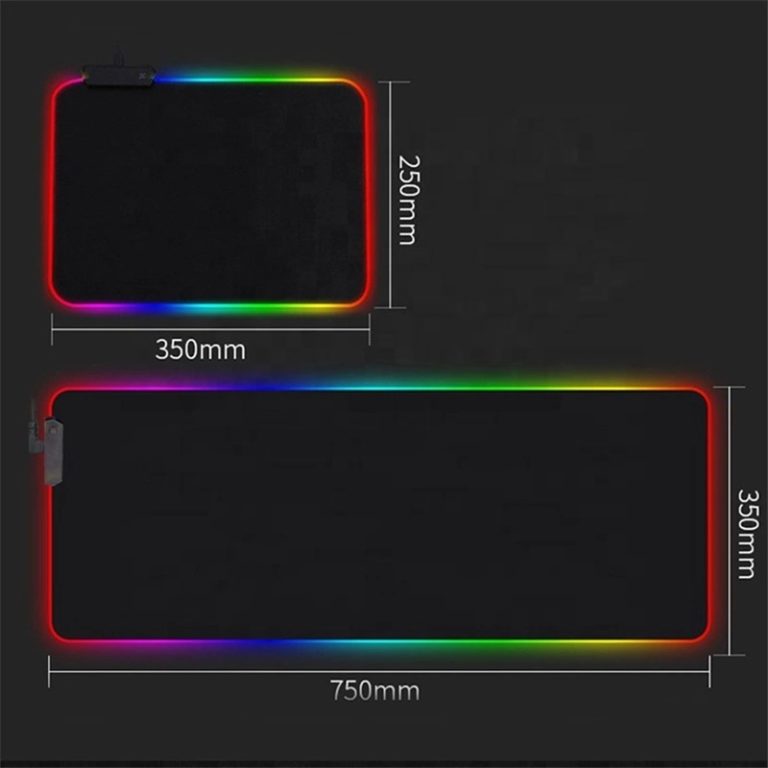 Custom Anti-Slip Rgb Led Gaming Mouse Pad - FDT Rubber