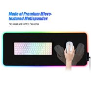 Colorful LED Light Rubber Gaming Mouse Pad - FDT Rubber