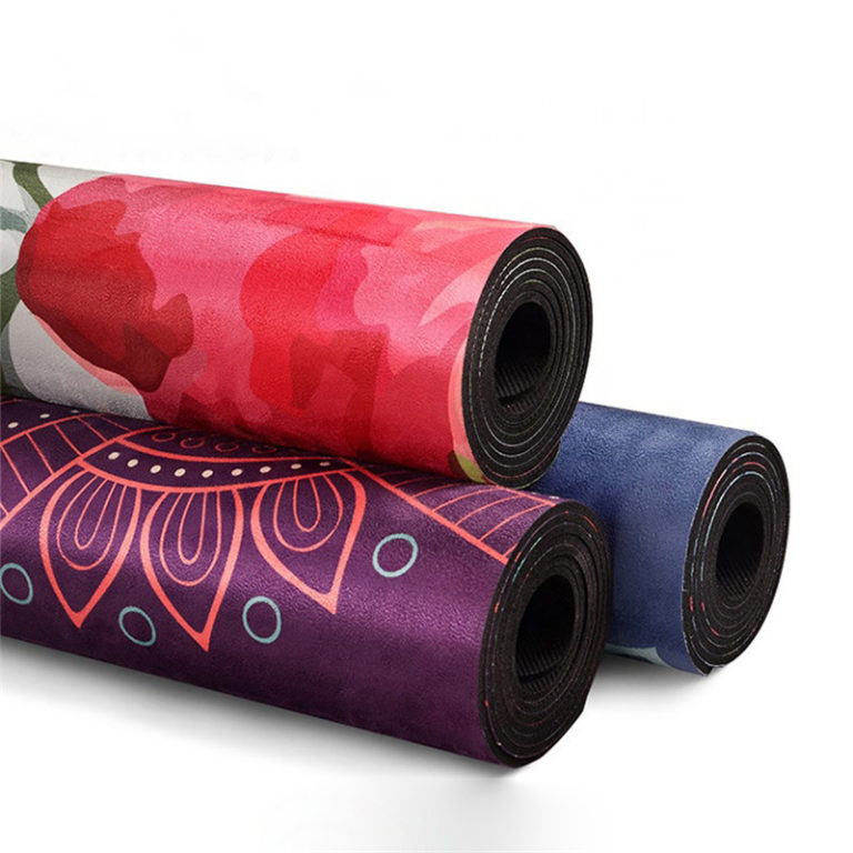 Eco Friendly Suede Yoga Mat | Custom Size and Design - FDT Rubber